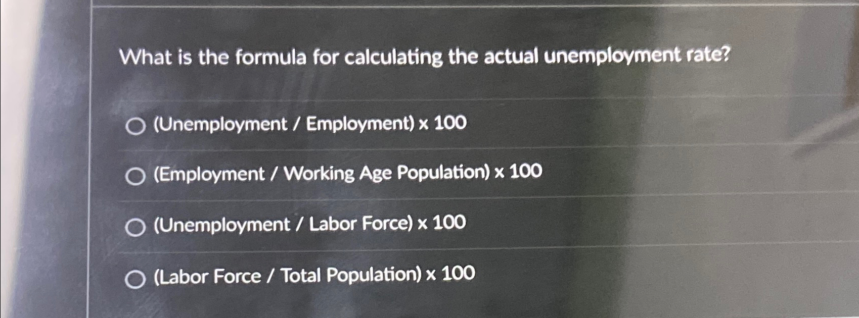 Solved What is the formula for calculating the actual | Chegg.com