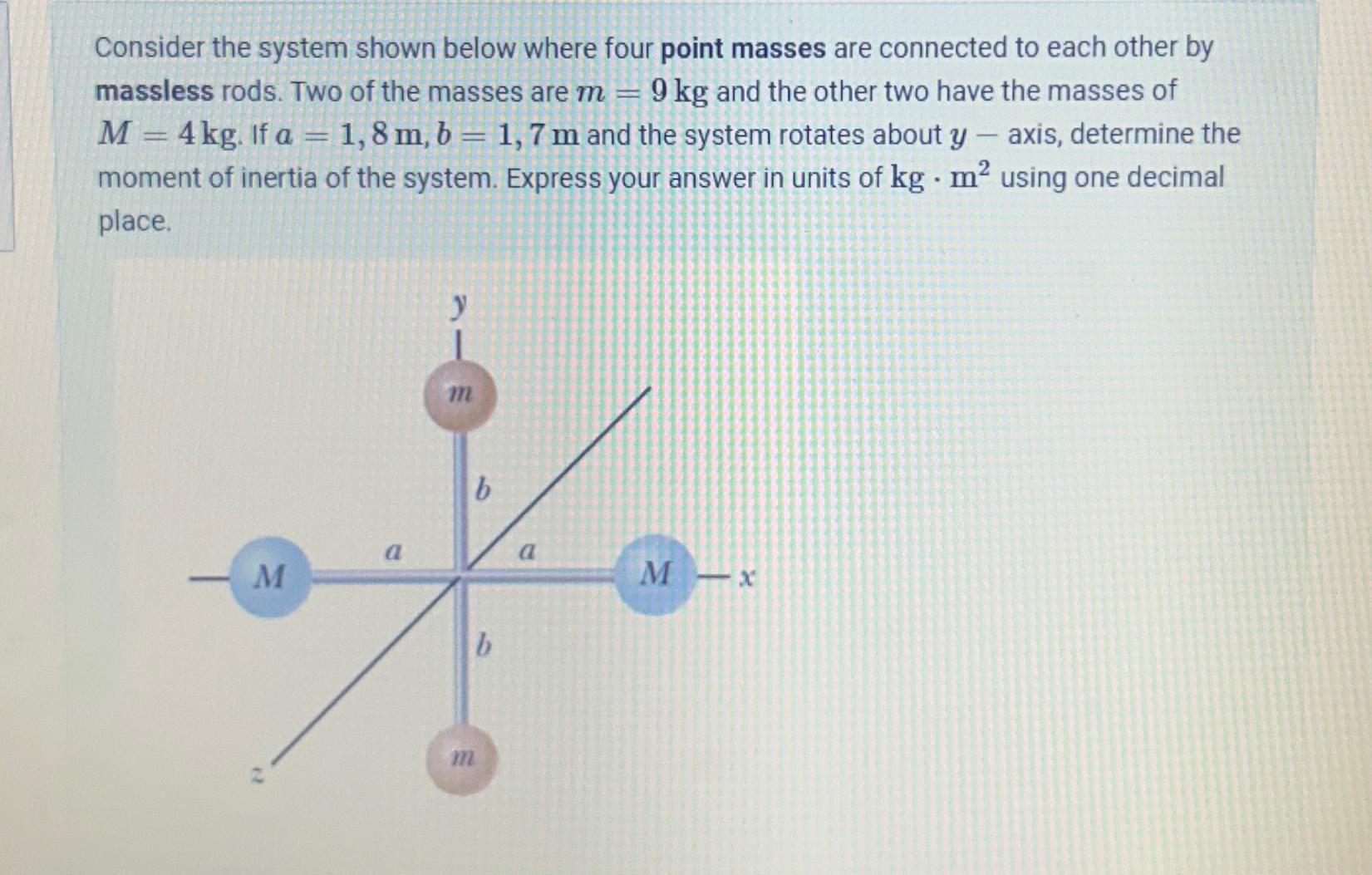 Solved Consider the system shown below where four point | Chegg.com