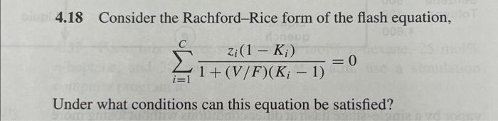 Generate X-y Diagram Rachford Rice Equatio Flash Calculation