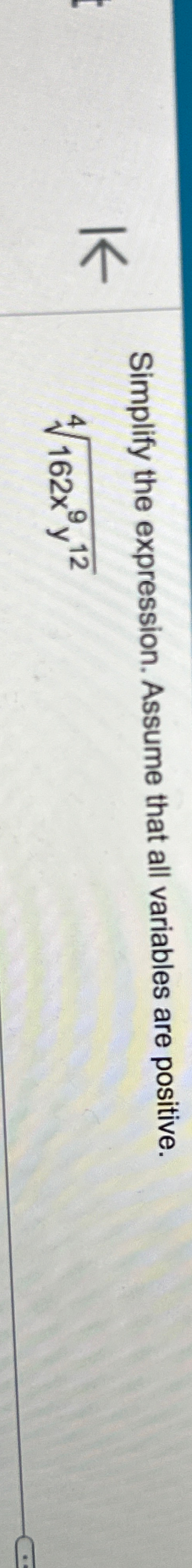 Solved Simplify the expression. Assume that all variables | Chegg.com