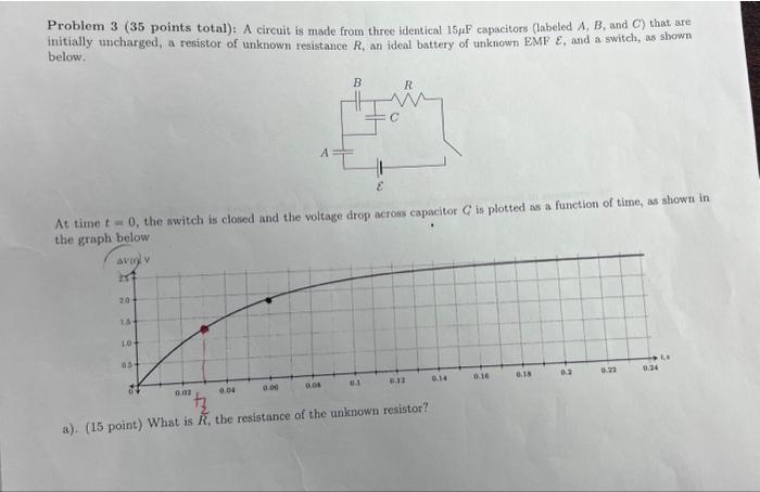 Solved Problem 3 (35 points total): A circuit is made from | Chegg.com Solved Problem 3 (35 points total): A circuit is made from | Chegg.com