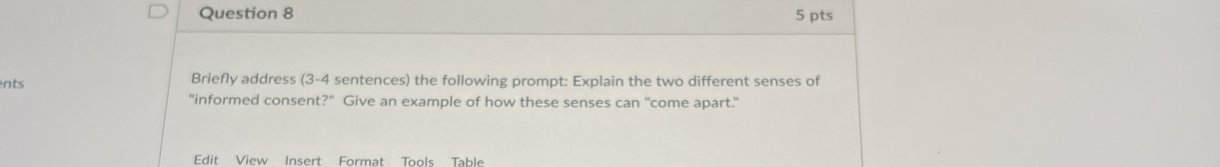 Solved Briefly address ( 3-4 ﻿sentences) ﻿the following | Chegg.com