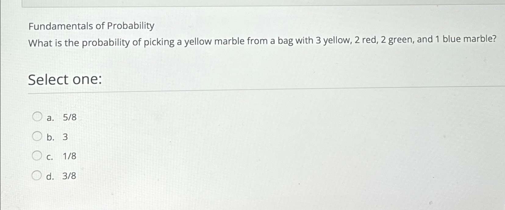 Solved Fundamentals of ProbabilityWhat is the probability of | Chegg.com