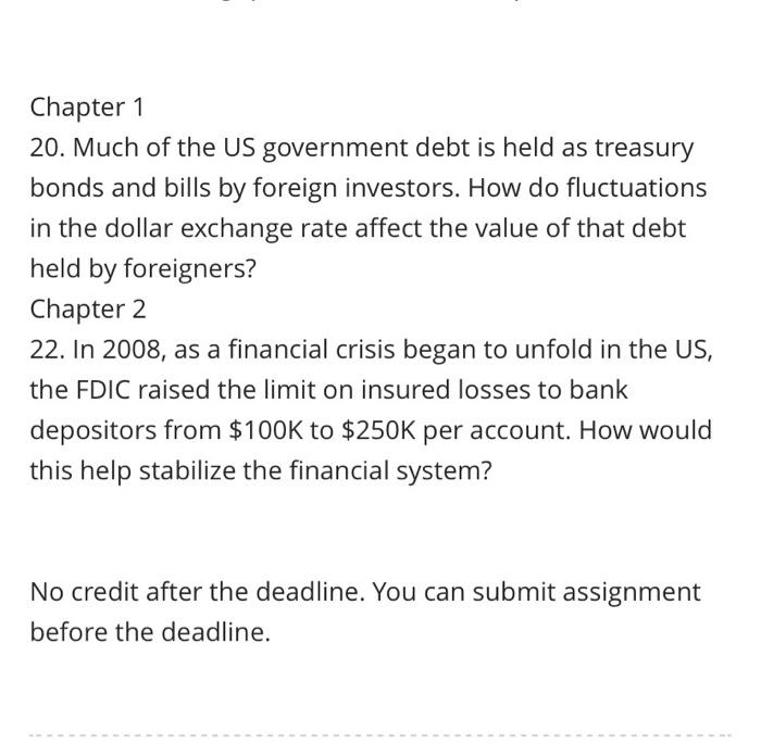 Solved Chapter 1 20. Much of the US government debt is held | Chegg.com