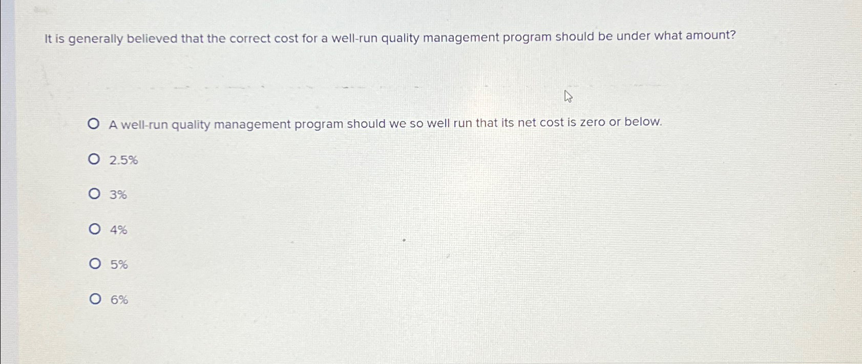 Solved It is generally believed that the correct cost for a | Chegg.com