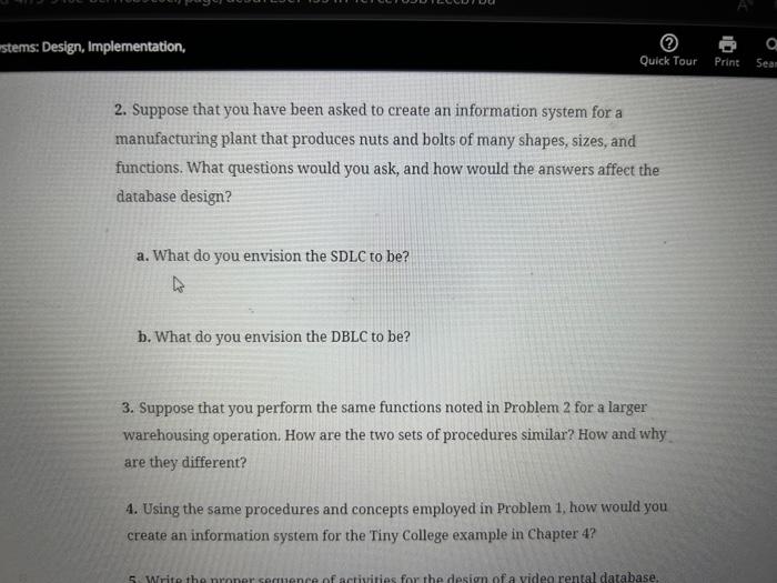 Solved 2. Suppose that you have been asked to create an | Chegg.com