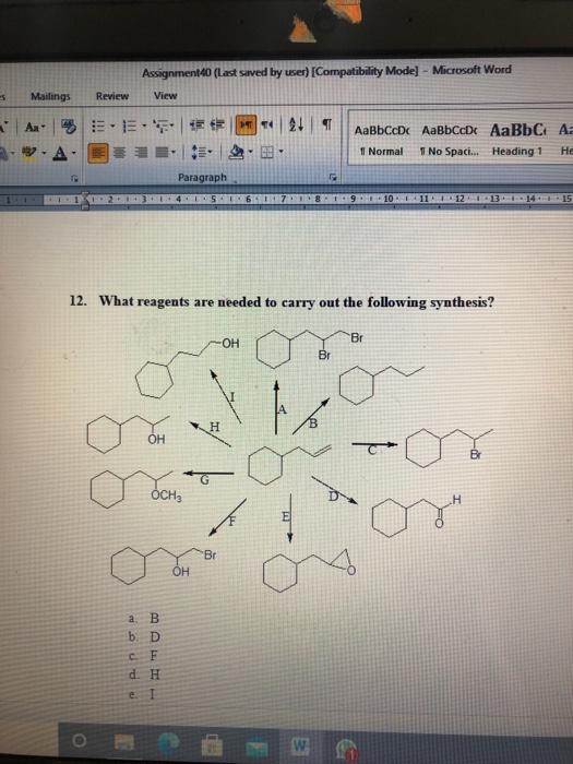 Solved Assignment 40 (Last saved by user) [Compatibility | Chegg.com