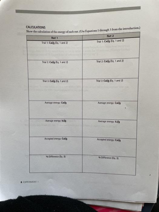 Solved Name Instructor Date EXPERIMENT 1 ESTIMATING THE | Chegg.com