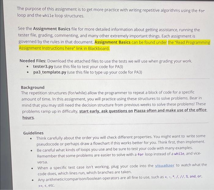 Solved The purpose of this assignment is to get more | Chegg.com