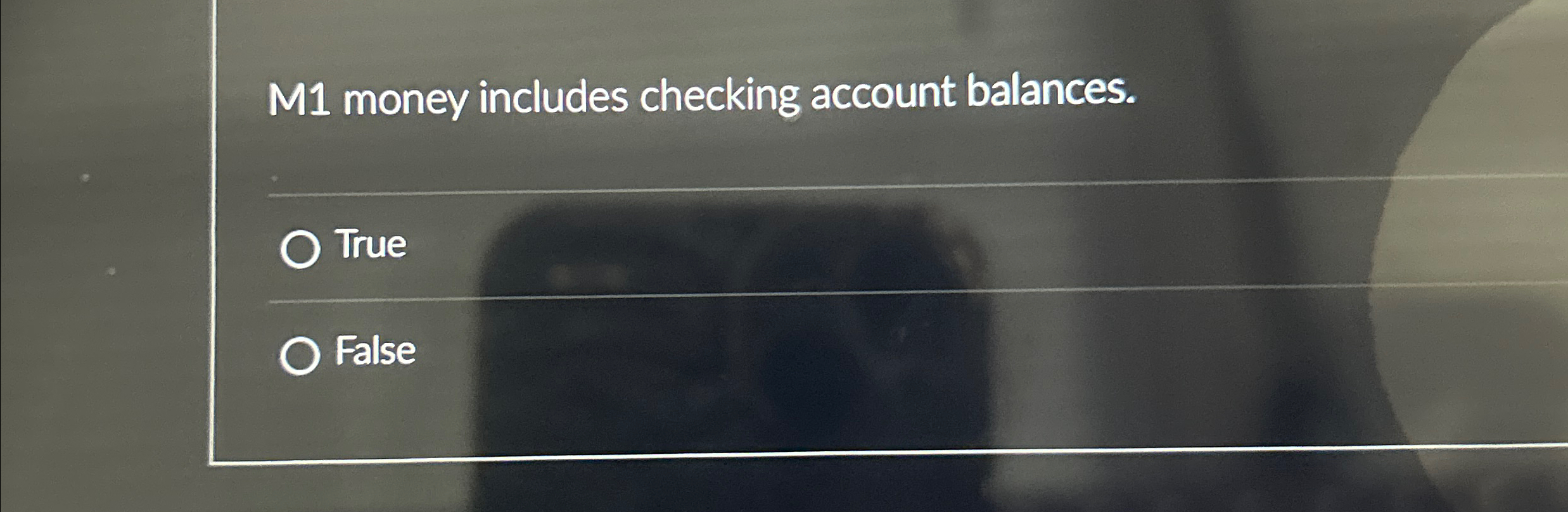 Solved M1 ﻿money includes checking account balances.q, | Chegg.com