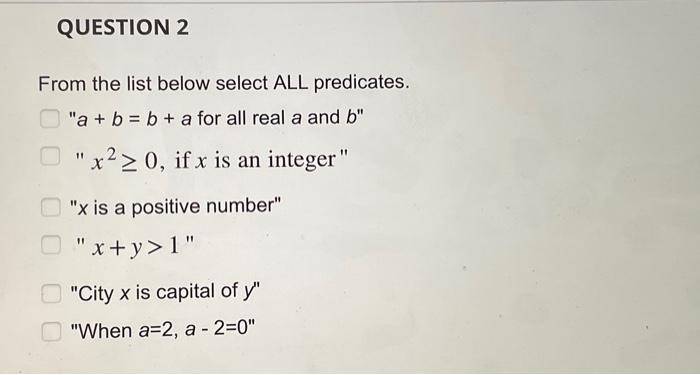[Solved]: Discrete Math. This question is based on the topic