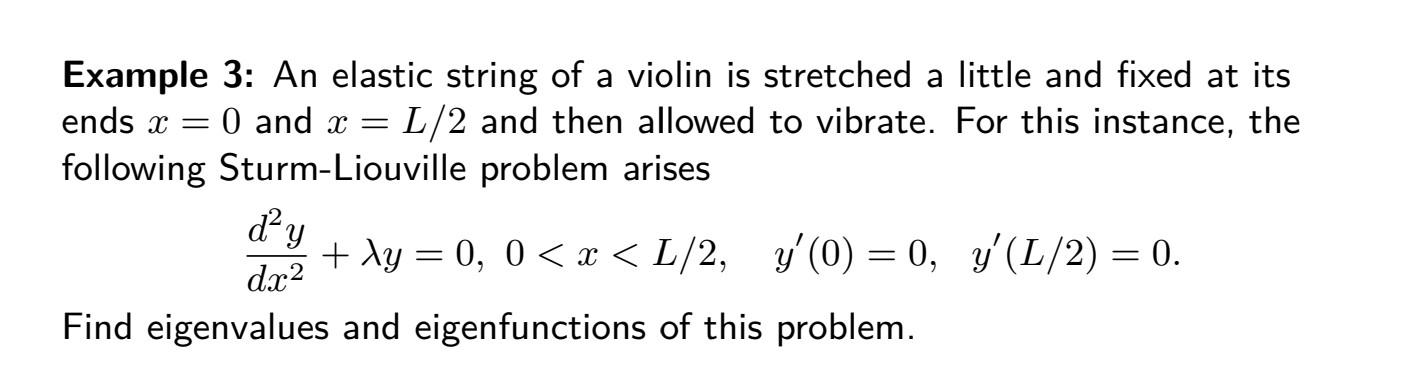 Solved Example 3: An elastic string of a violin is stretched | Chegg.com