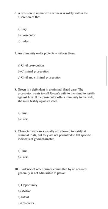 Solved 1. Evidence which proves or disproves facts by | Chegg.com