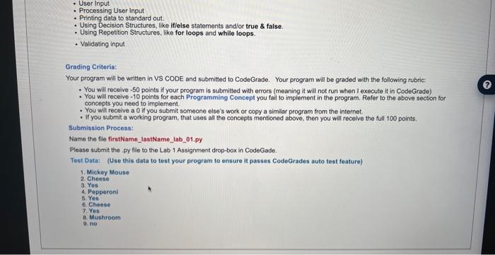 Solved For this lab, you will be writing a program that uses | Chegg.com