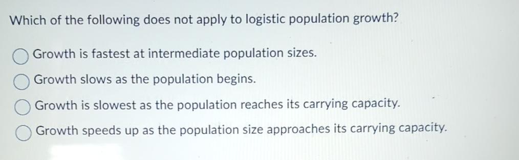 Solved Which of the following does not apply to logistic | Chegg.com