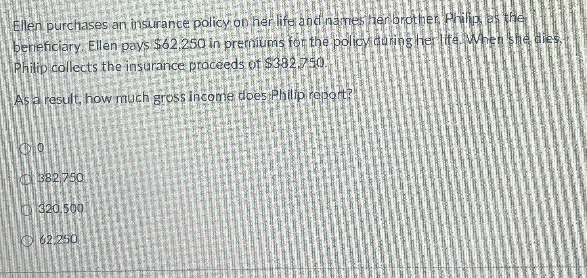 Solved Ellen purchases an insurance policy on her life and | Chegg.com