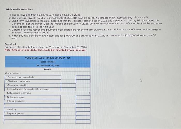 Solved Problem 3-6 (Static) Balance sheet preparation; | Chegg.com