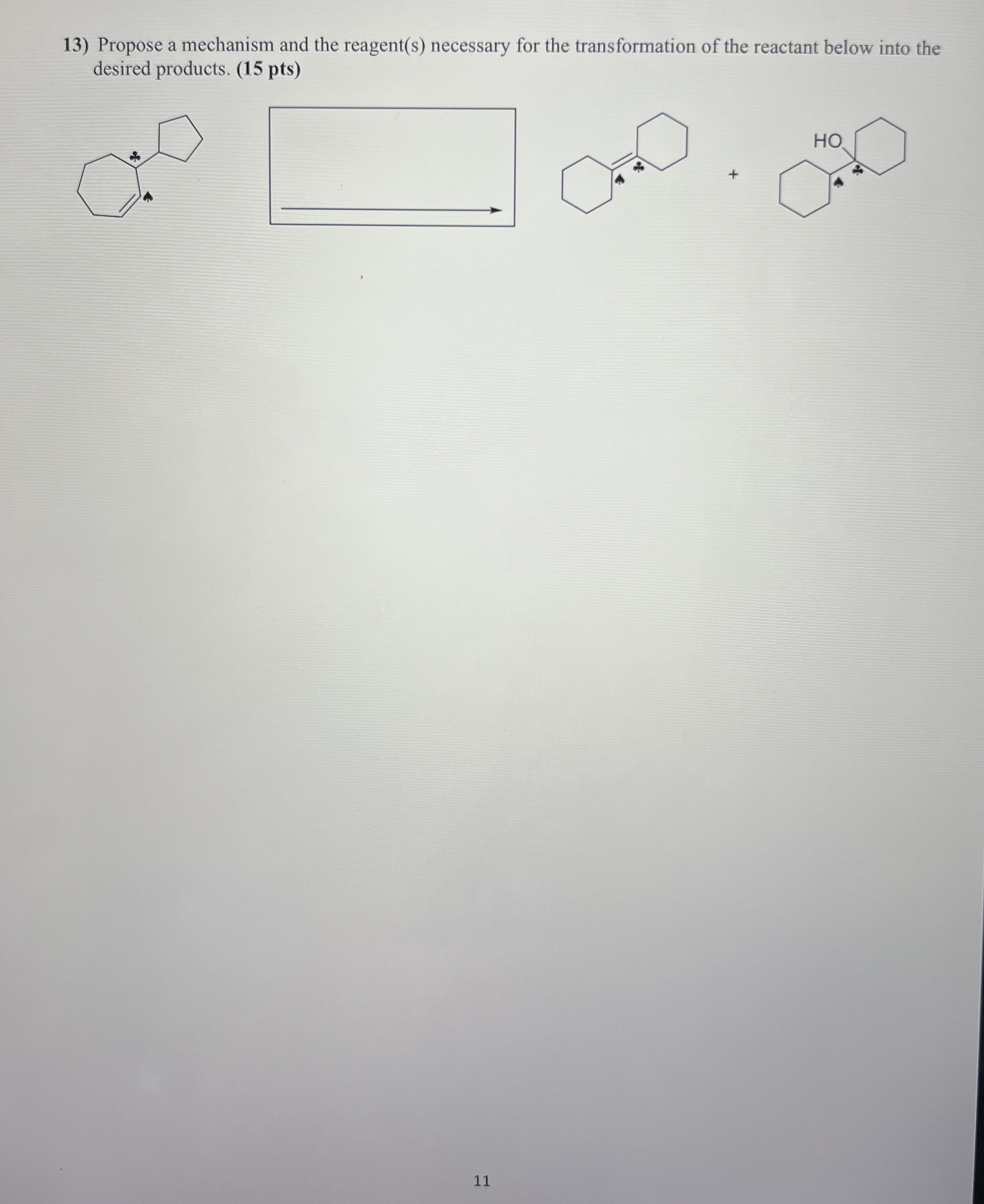 Solved Propose a mechanism and the reagent(s) ﻿necessary for | Chegg.com
