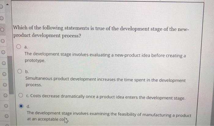 Solved Which of the following statements is true of the | Chegg.com