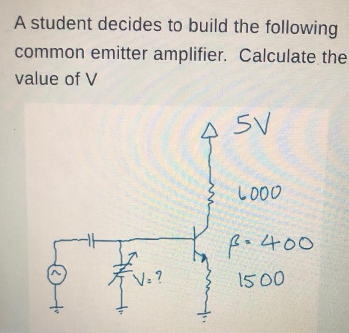Solved A student decides to build the following common | Chegg.com