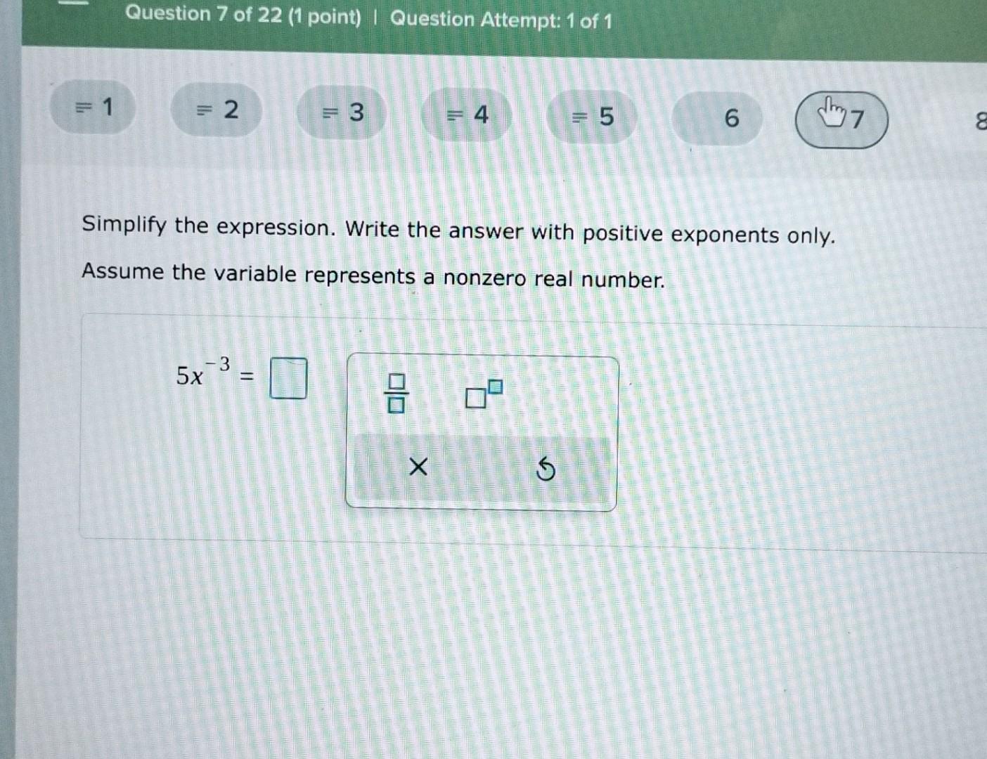 Solved Simplify the expression. Write the answer with | Chegg.com
