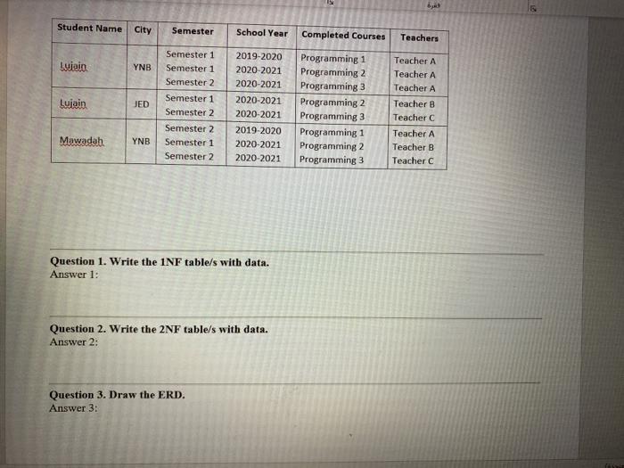 Solved mysql | Chegg.com