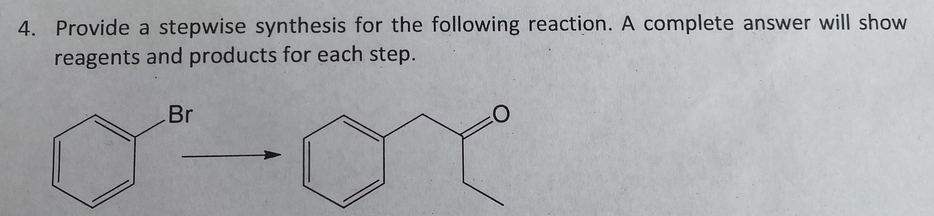 Solved Provide a stepwise synthesis for the following | Chegg.com