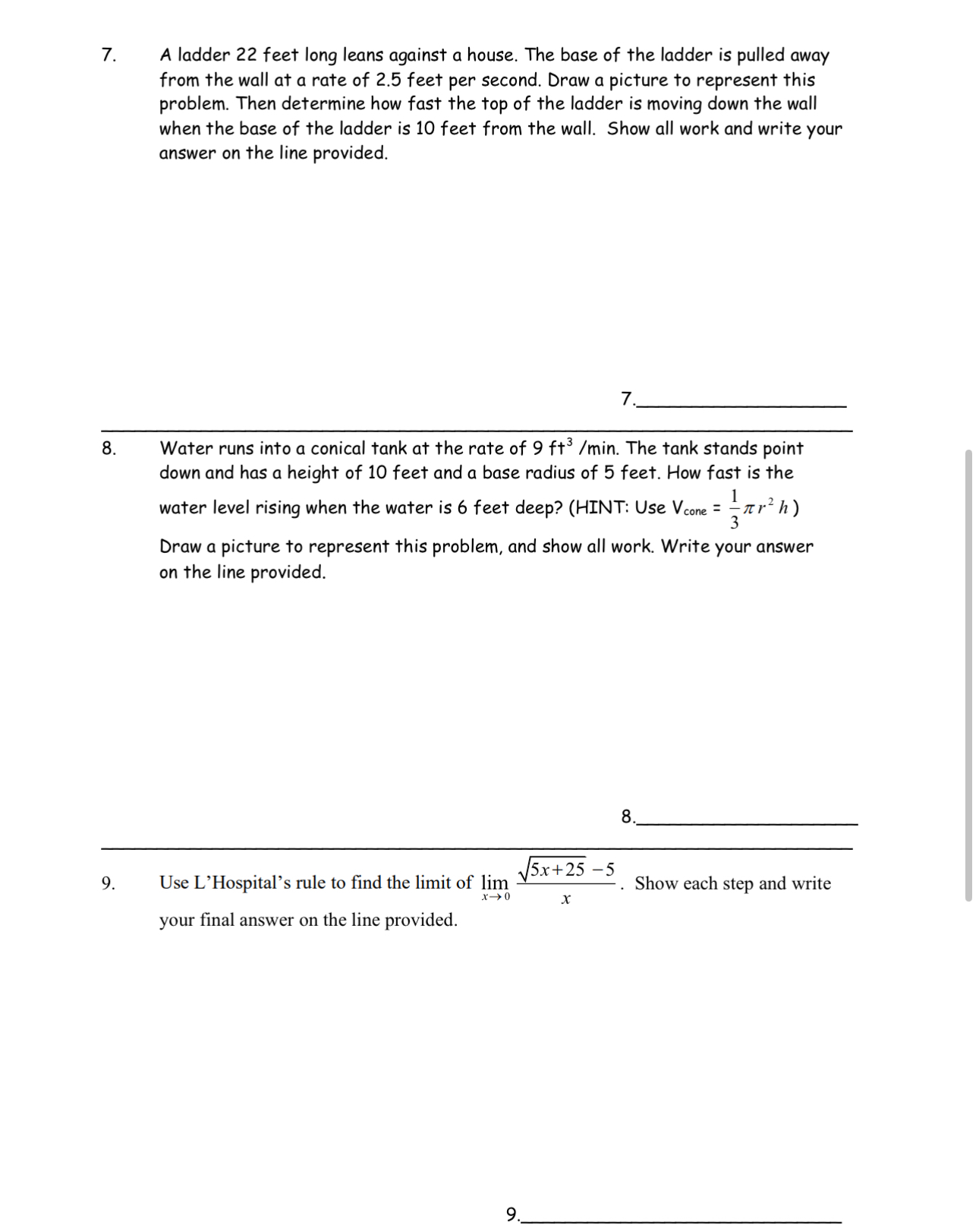Solved A ladder 22 ﻿feet long leans against a house. The | Chegg.com