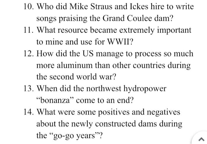Solved 10. Who did Mike Straus and Ickes hire to write songs | Chegg.com