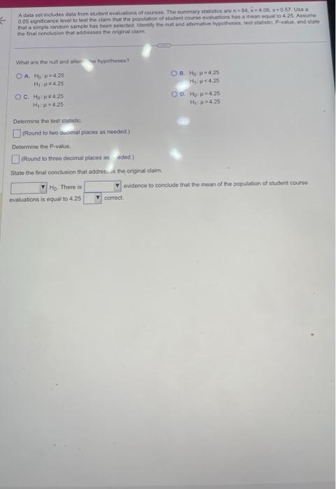 Solved What ary the null and aiter ve thpochetes? A. | Chegg.com