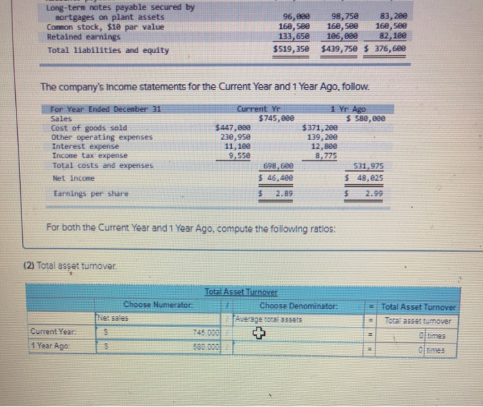 Solved Long-term notes payable secured by mortgages on plant | Chegg.com