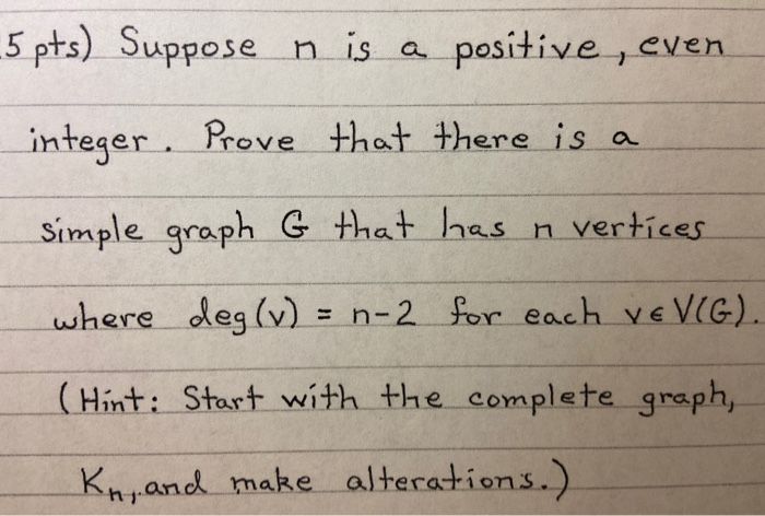 Solved Ⓡ (25 pts) Suppose n is a positive, odd integer. | Chegg.com
