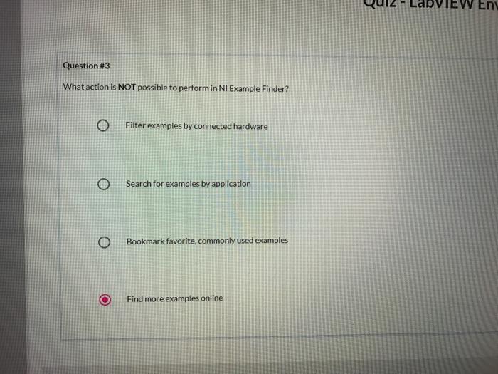 Solved EV Eny Question #3 What action is NOT possible to | Chegg.com