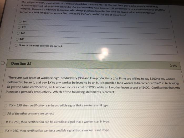 Solved The widget Industry is comprised of 2 frms and each | Chegg.com