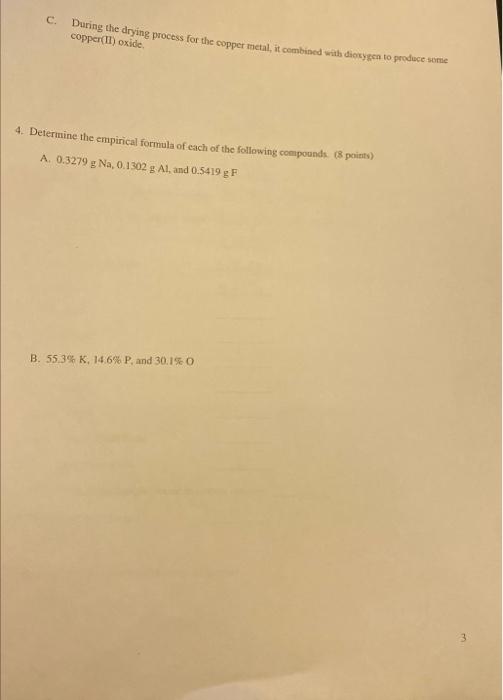 Solved Points Received for Accuracy/Precision (5 points)1. | Chegg.com