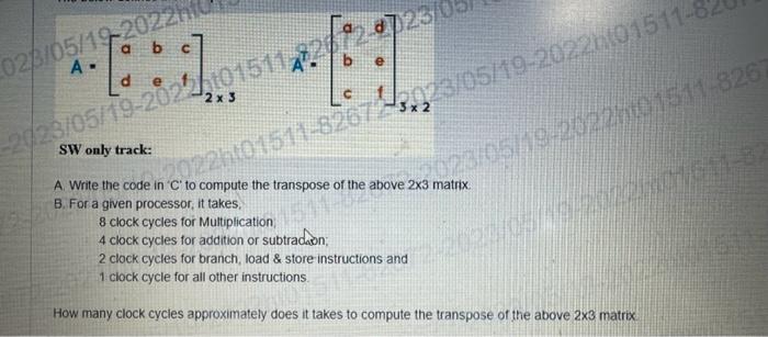 Solved How many clock cycles approximately does it lakes to | Chegg.com