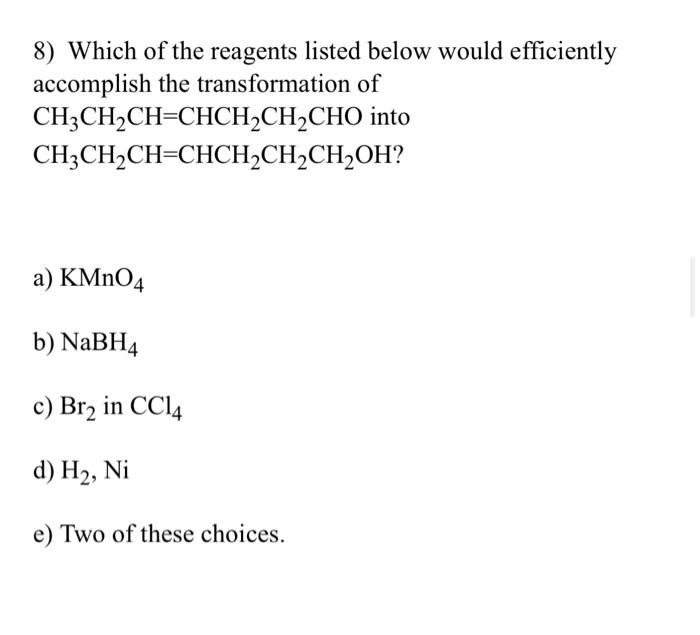 Solved 7) In the reaction of carbonyl compounds with LiAlH4, | Chegg.com