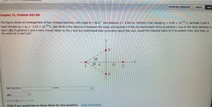 Solved PRINTER VERSION BACK NEX Chapter 21, Problem 022 GO | Chegg.com