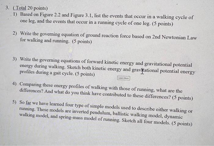 Solved (Total 20 points) 1) Based on Figure 2.2 and Figure | Chegg.com