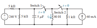 Solved Switches 1 ﻿and 2 ﻿in the circuit in (Figure 1) ﻿are | Chegg.com