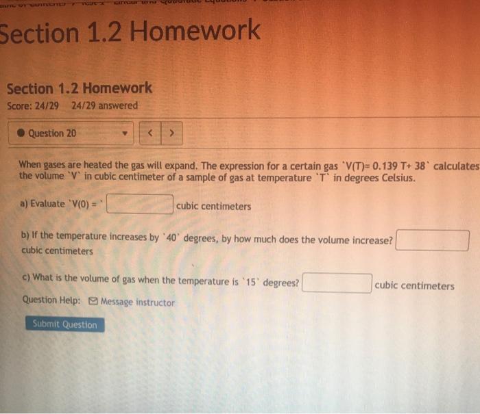 Solved Section 1 2 Homework Section 1 2 Homework Score