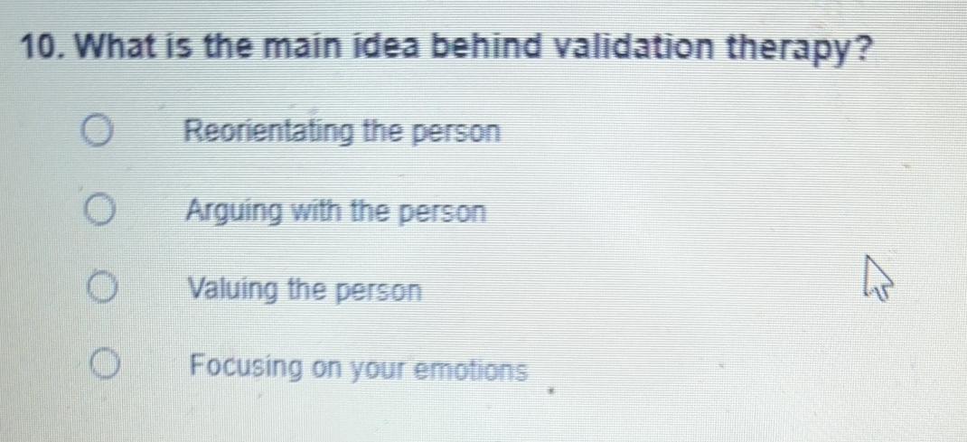 Solved What is the main idea behind validation | Chegg.com