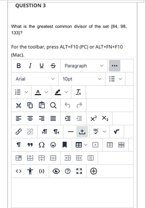 Solved What is the greatest common divisor of the set | Chegg.com