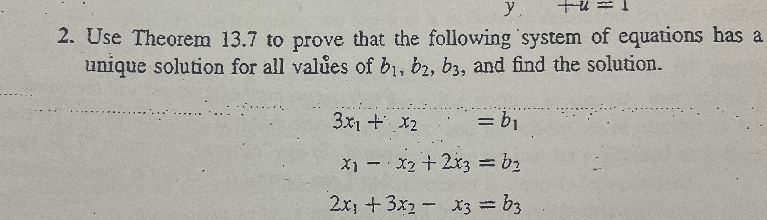 Solved Use Theorem 13.7 ﻿to prove that the following system | Chegg.com