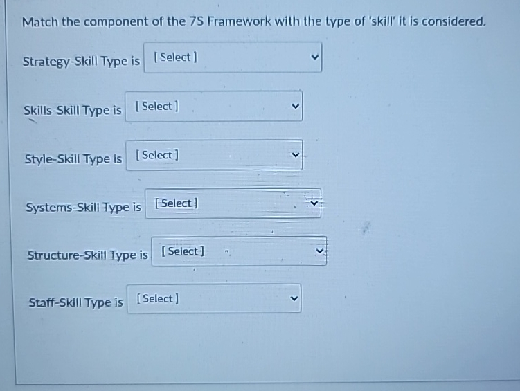 Solved Match the component of the 75 ﻿Framework with the | Chegg.com