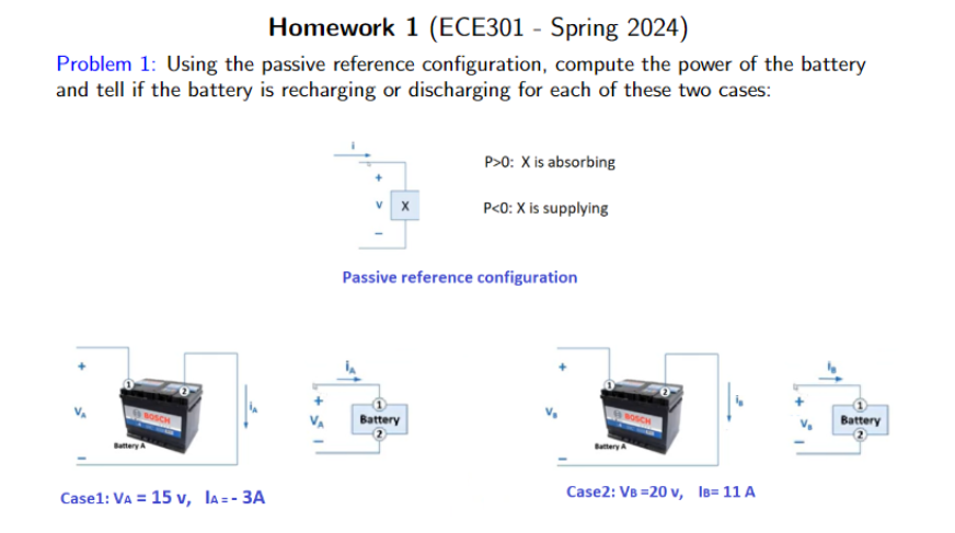 Solved Homework 1 (ECE301 - ﻿Spring 2024)Problem 1: Using | Chegg.com