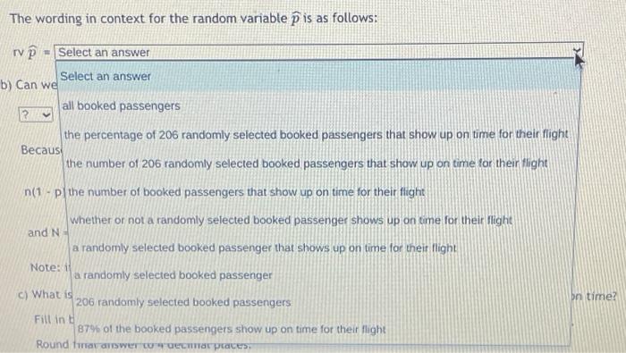 Solved The wording in context for the random variable X is | Chegg.com