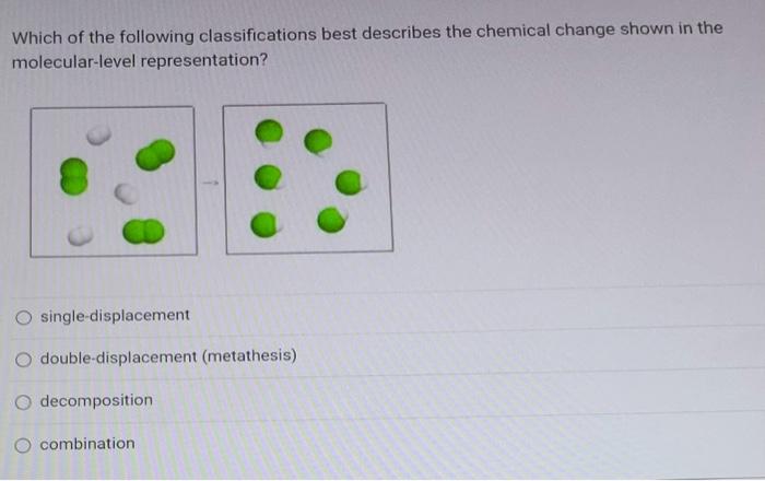 Solved Which of the following classifications best describes | Chegg.com