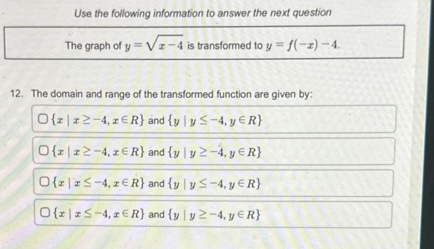 Solved Use the following information to answer the next | Chegg.com