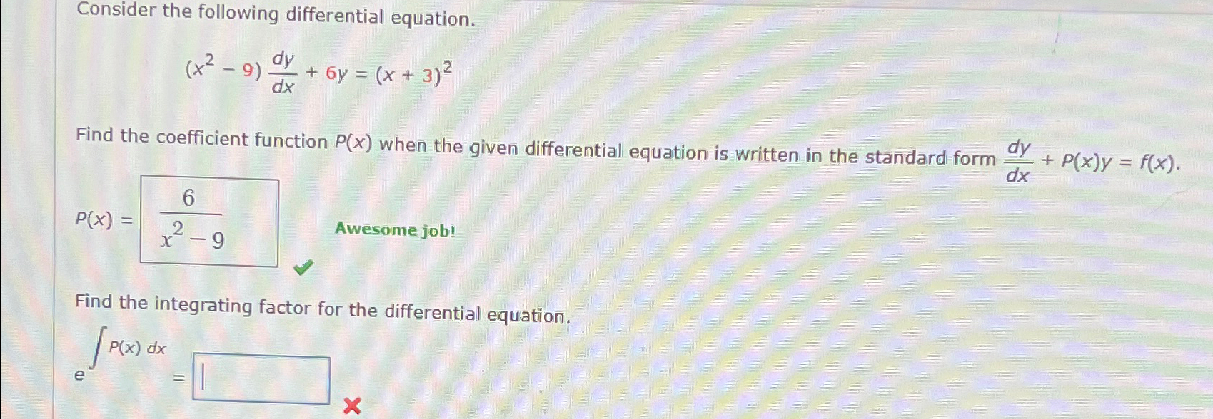 Solved Consider the following differential | Chegg.com